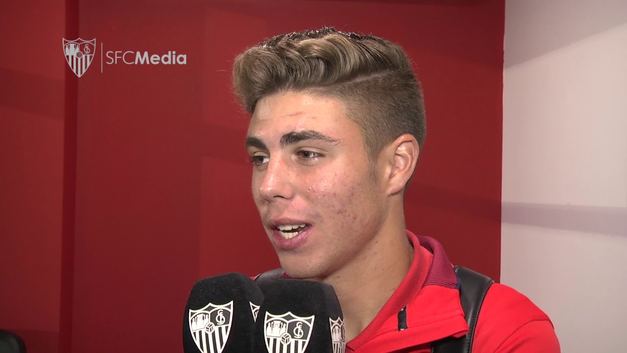 Declaraciones Alejandro Pozo. 19/11/17. Sevilla FC - YouTube