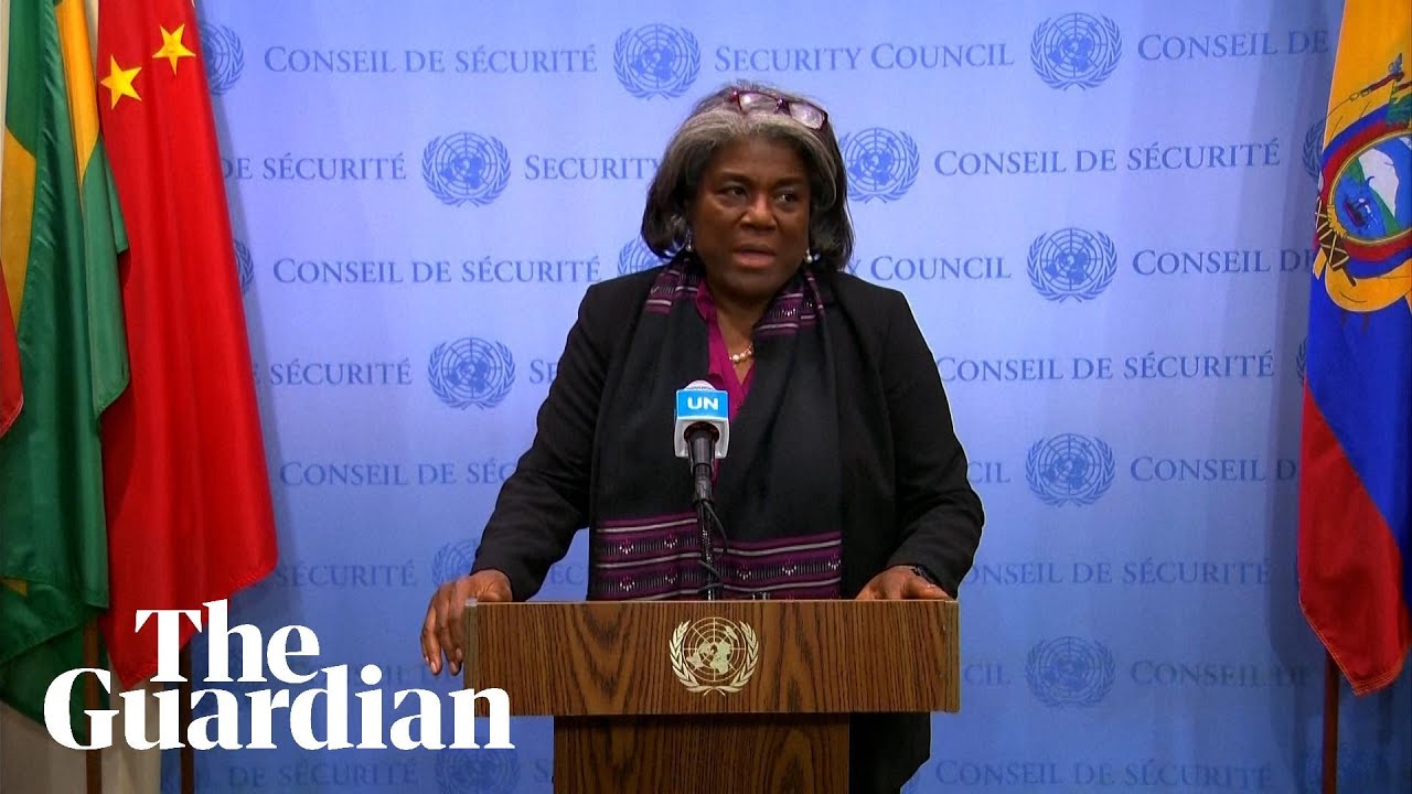 US ambassador to UN says Washington can support Gaza resolution - YouTube