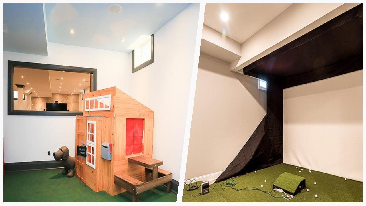 75 Premium Green Basement Design Ideas You'll Love 🌈 - YouTube