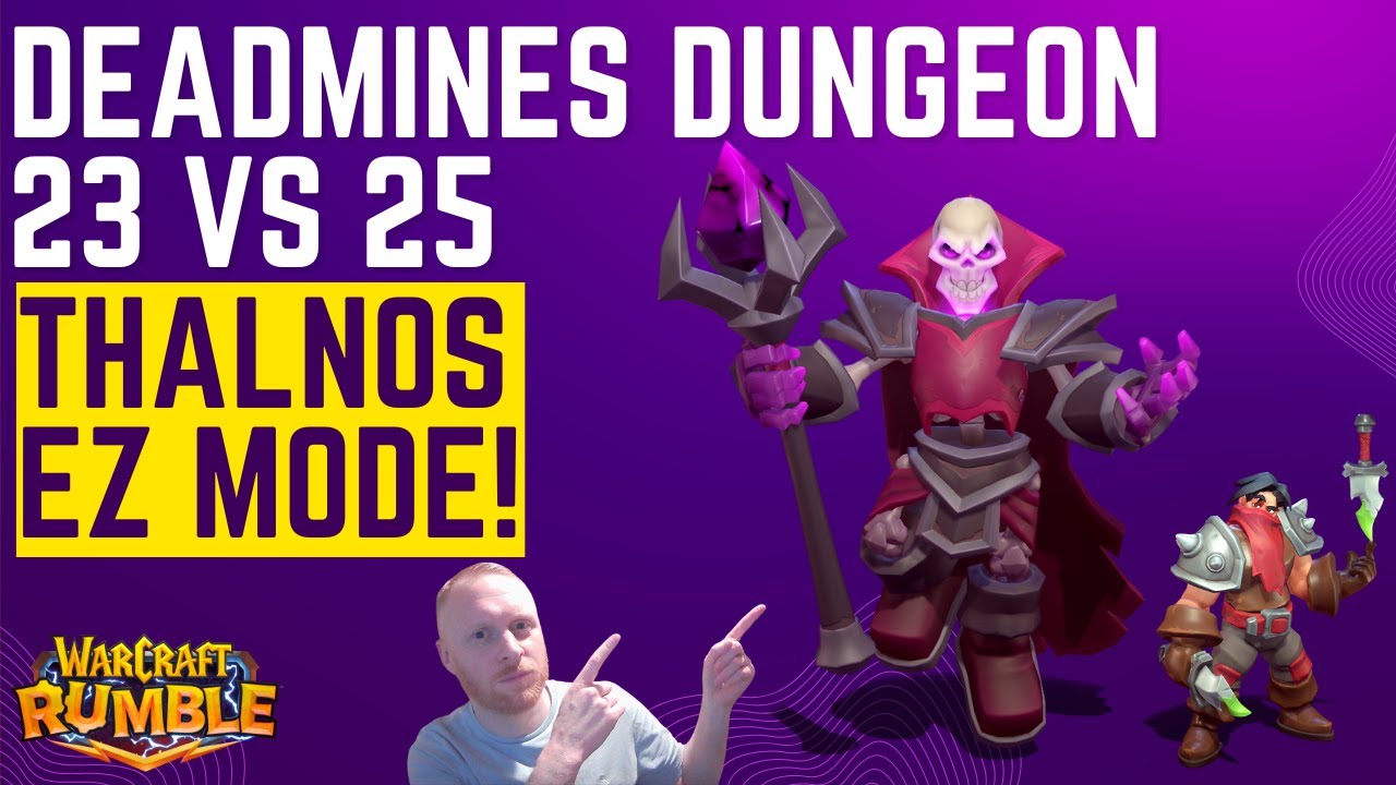 Use THIS Thalnos Deck Guide for EASY Deadmines Dungeon - YouTube