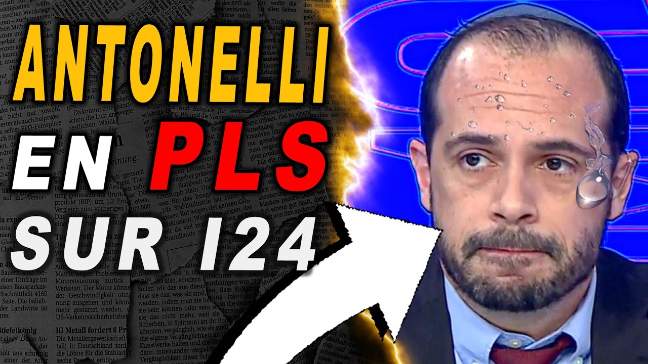 David ANTONELLI en PLS sur i24, La photo cachée de BARDELLA & LE PEN ...