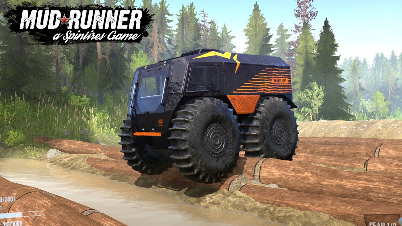Spintires: MudRunner - SHERP All Terrain Vehicle Test on a Difficult ...