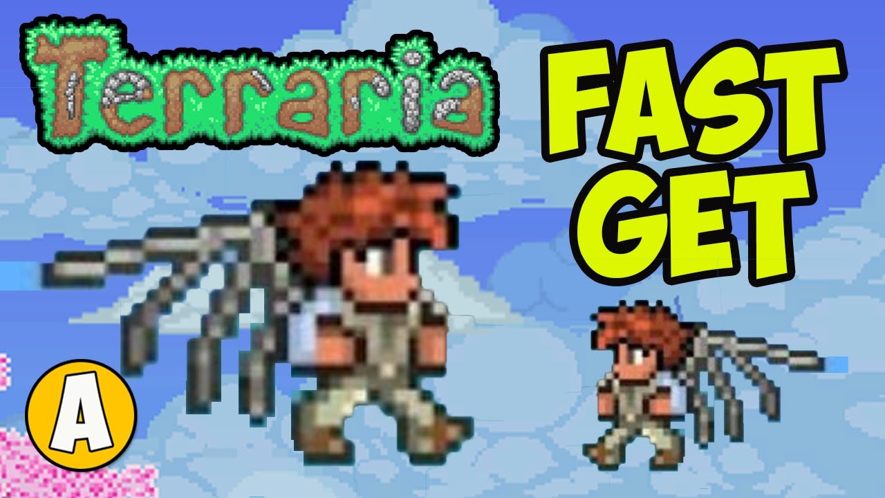 Terraria how to get Bone Wings (EASY) | Terraria how to get Wings (EASY ...