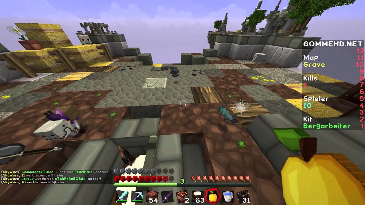 SRY... Minecraft SkyWars PearlHart - YouTube