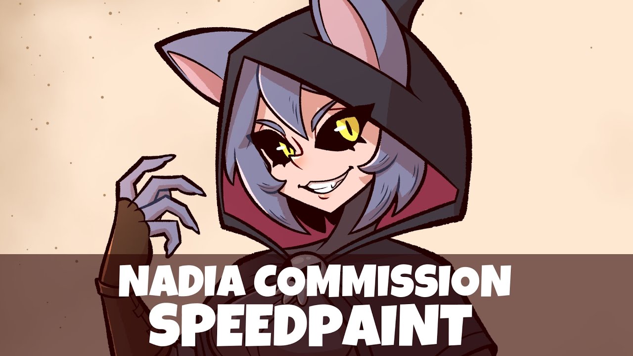 Nadia Character Sheet Speedpaint - YouTube