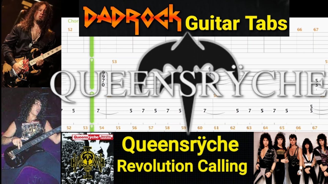 Revolution Calling - Queensryche - Guitar + Bass TABS Lesson - YouTube