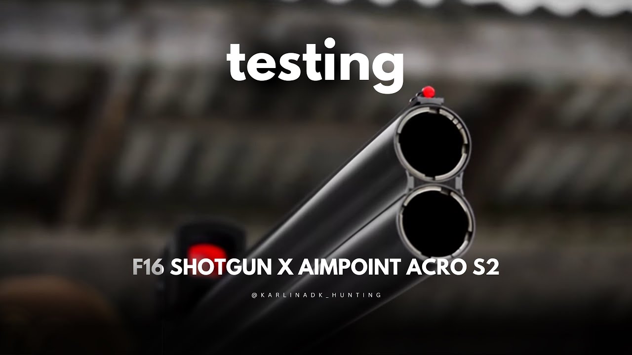 Aimpoint Acro S2 and Blaser F16 sporting shotgun review | 4K | NEW S-2 ...