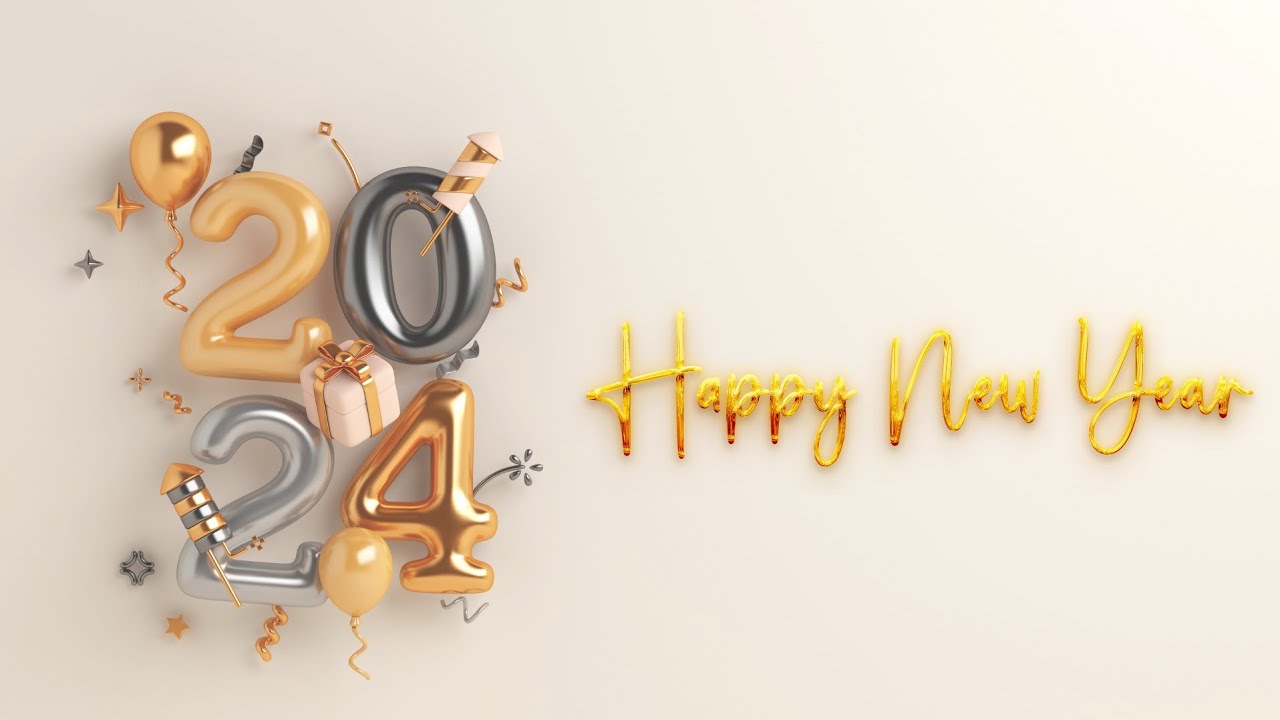 Happy New Year 2024 | Happy New Year Wishes 💫💫 - YouTube