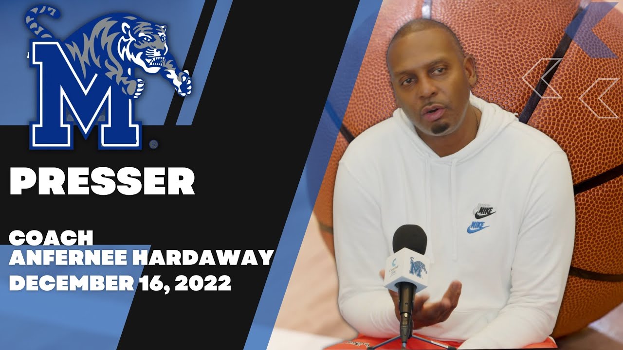 Coach Anfernee "Penny" Hardaway Memphis Tigers Presser talks loss to ...