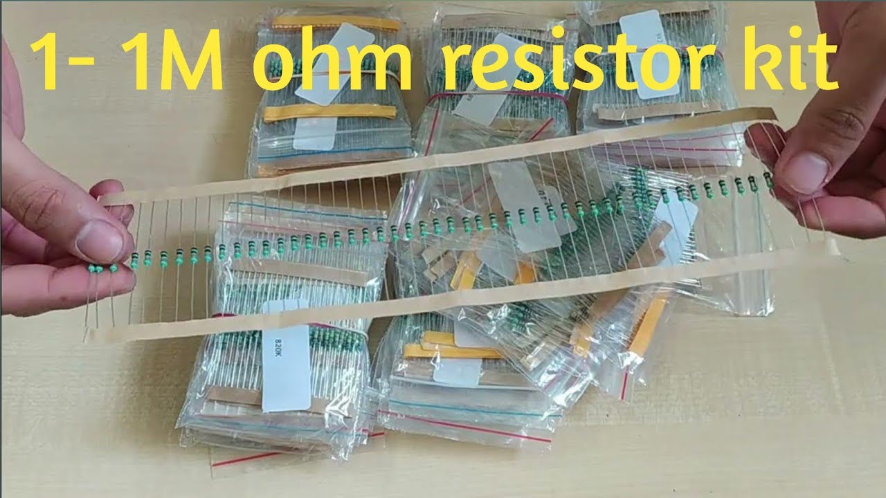(Mix brand)2500 Pcs 50 Values Assorted Mixed Carbon film Resistors lot ...