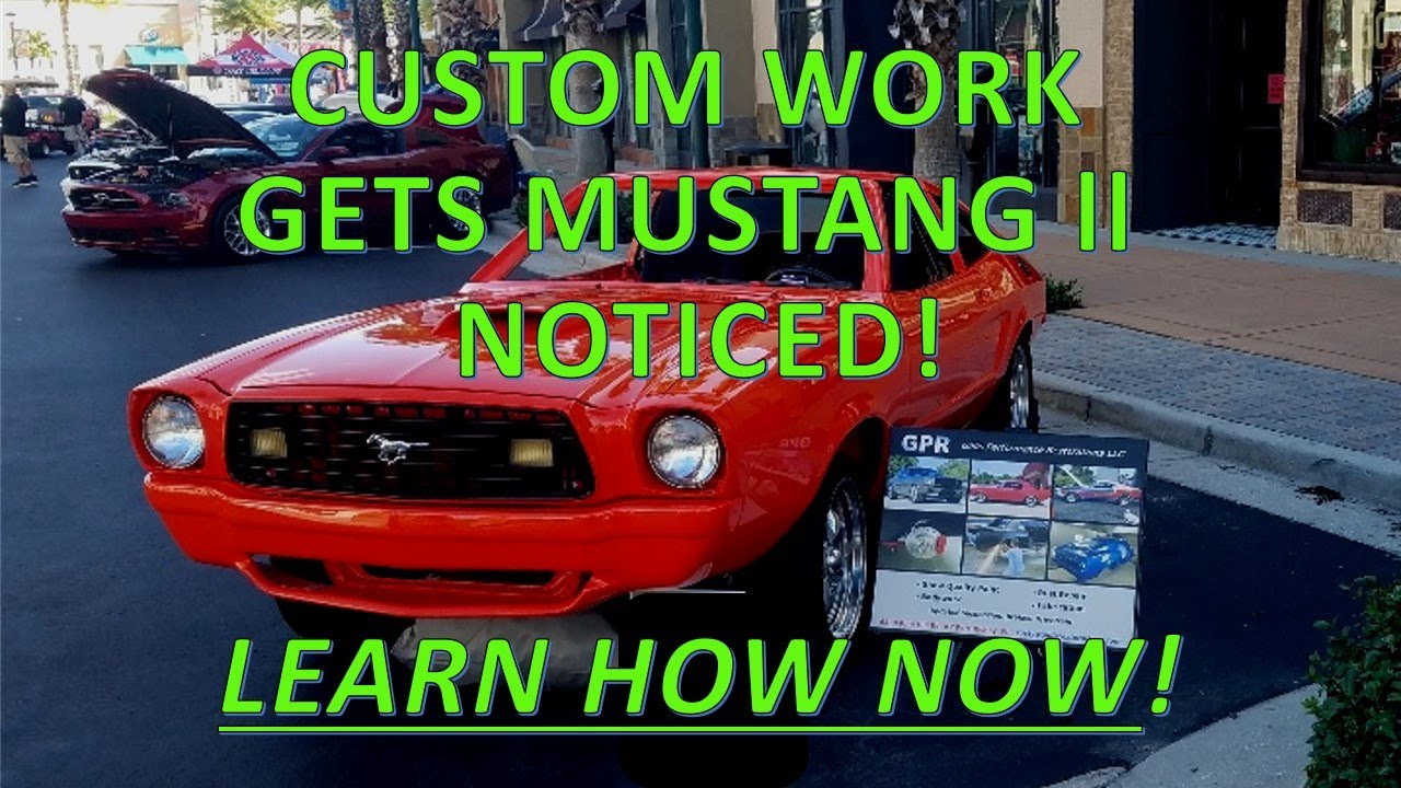 1978 Mustang ll restoration project - YouTube