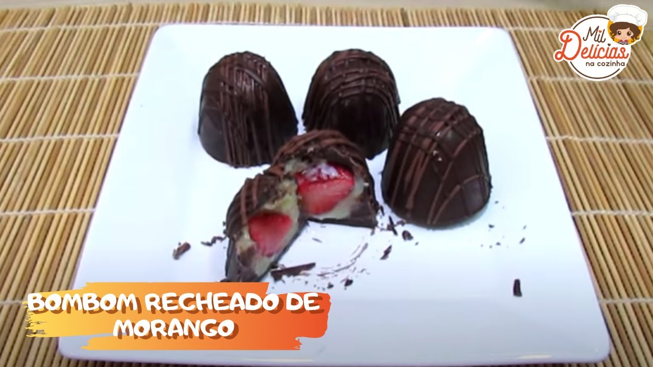 FAÇA E VENDA BOMBOM DE MORANGO - MIL DELÍCIAS NA COZINHA - YouTube