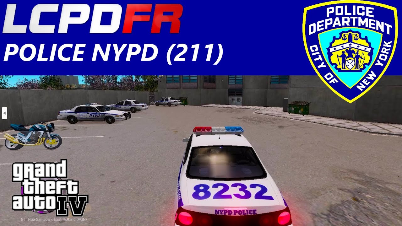 GTA 4 EFLC MOD LCPDFR 1.0 NYPD POLICE PATROL TIME SQUARE CENTRAL PARK ...