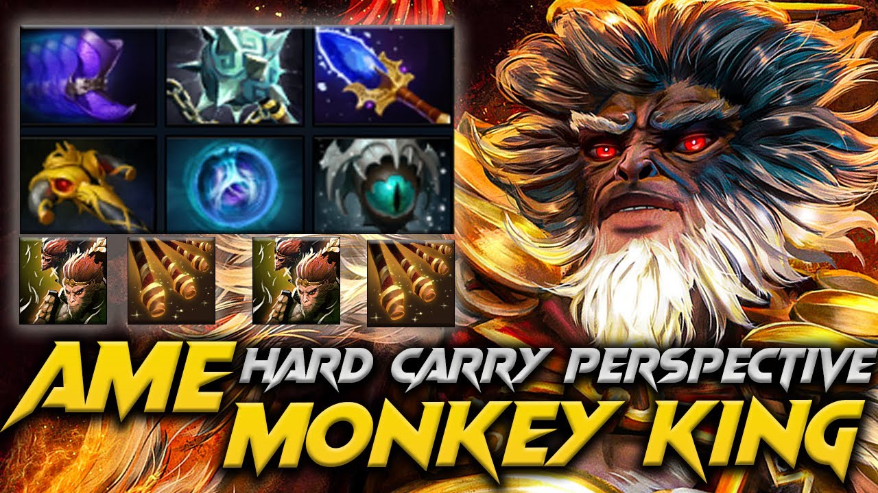 Ame - Monkey King The Hard Carry Dota 2 Pro Full GAmeplay 7.35D Patch ...