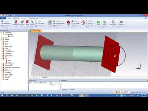 How to Design circular waveguide using cst microwave studio - YouTube