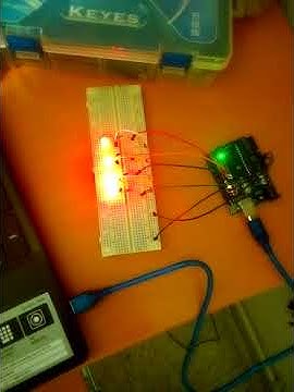 Arduino Uno: Parpadeo de 4 diodos led - YouTube