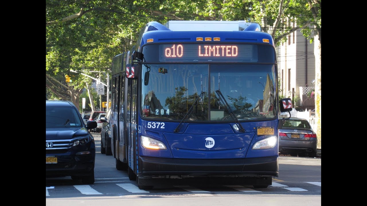 MTA Bus: On Board 2016 New Flyer XD60 Xcelsior Artic [#5377] Q10 LTD ...