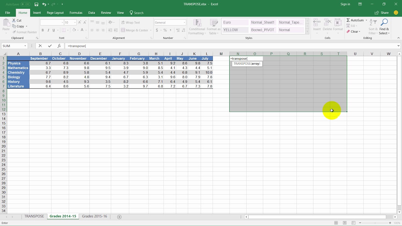 How To Transpose Cells In Excel YouTube how-to-transpose-cells-in-excel-youtube