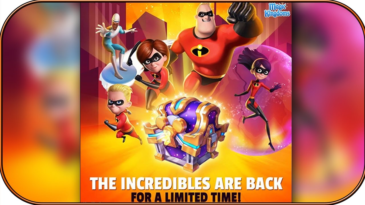 HOW TO UNLOCK THE INCREDIBLES CHARACTERS IN DISNEY'S MAGIC KINGDOMS ...
