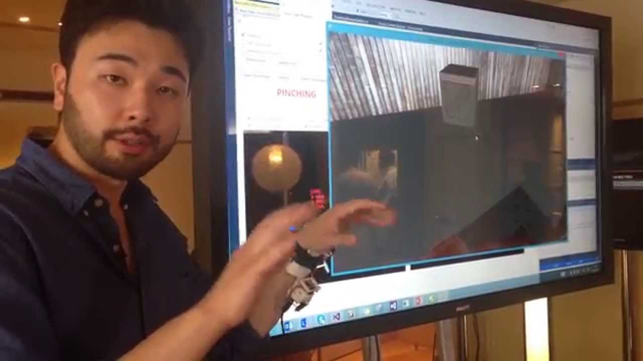 David Kim presents the latest wearable tech from Microsoft - YouTube