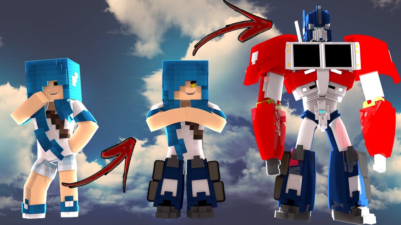 COMO SE TORNAR UM DOS ROBÔS TRANSFORMADORES NO MINECRAFT ...