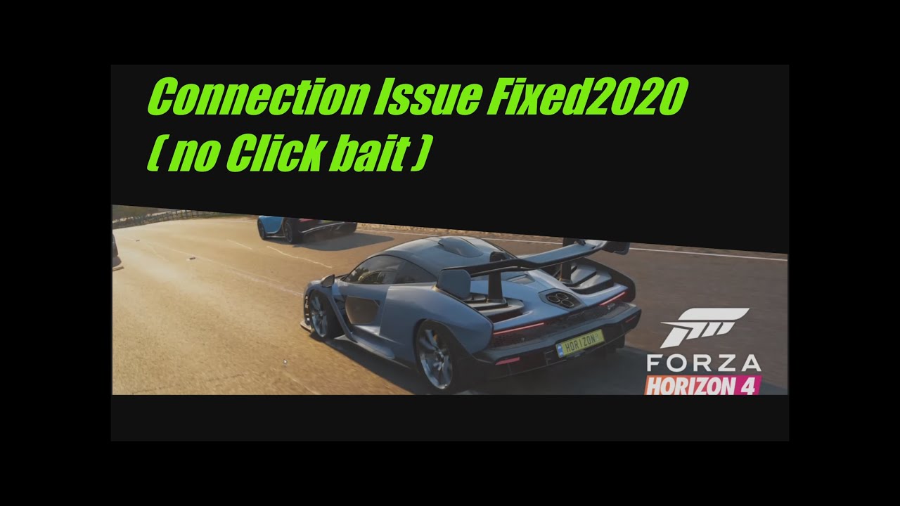 How To Fix Forza Horizon 4 Disconnect From Pc 2020 - YouTube