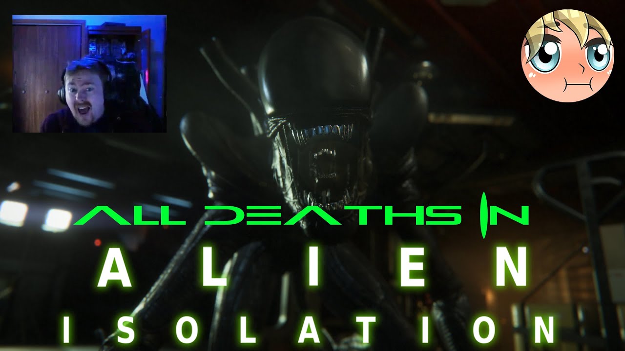 All of my deaths on Alien Isolation Compilation - YouTube