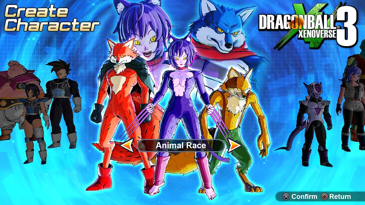 Dragon Ball Xenoverse 3 - New Animal CAC Race Customization ...