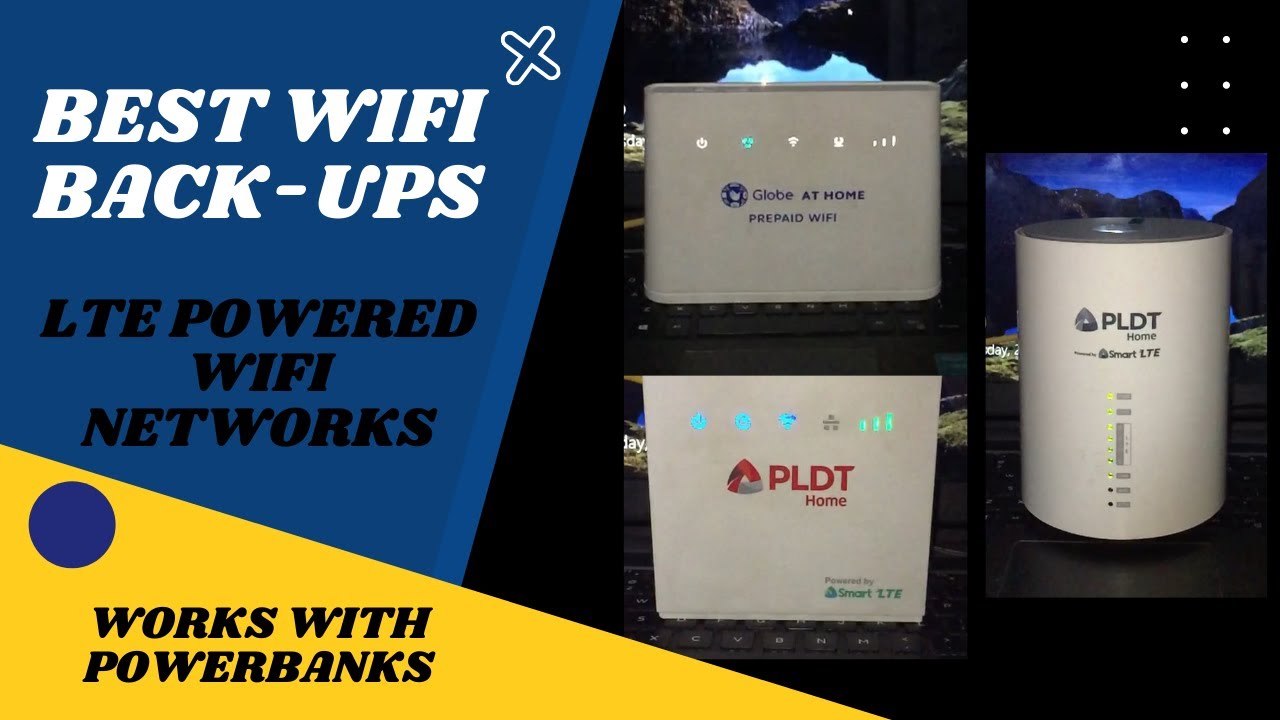 PLDT And Globe Home WIFI! NO Electricity? NO WIFI? NO Problem! It's ...