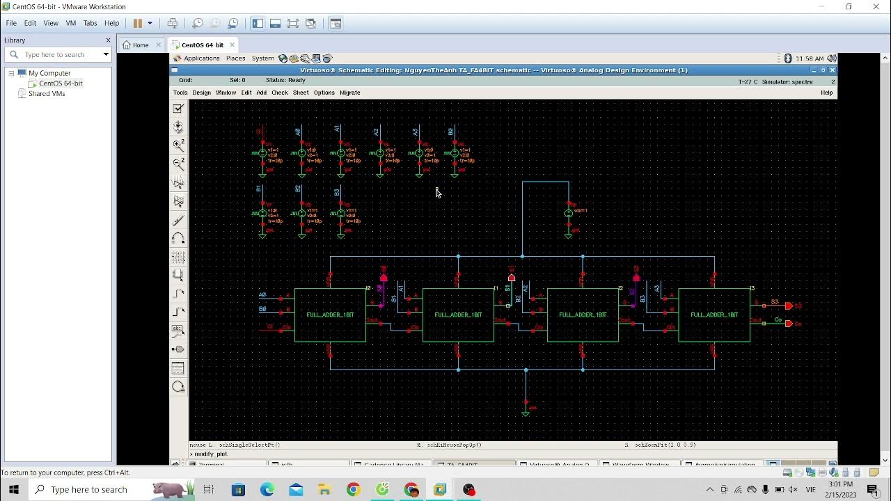 VLSI 4-Bit Full Adder - YouTube