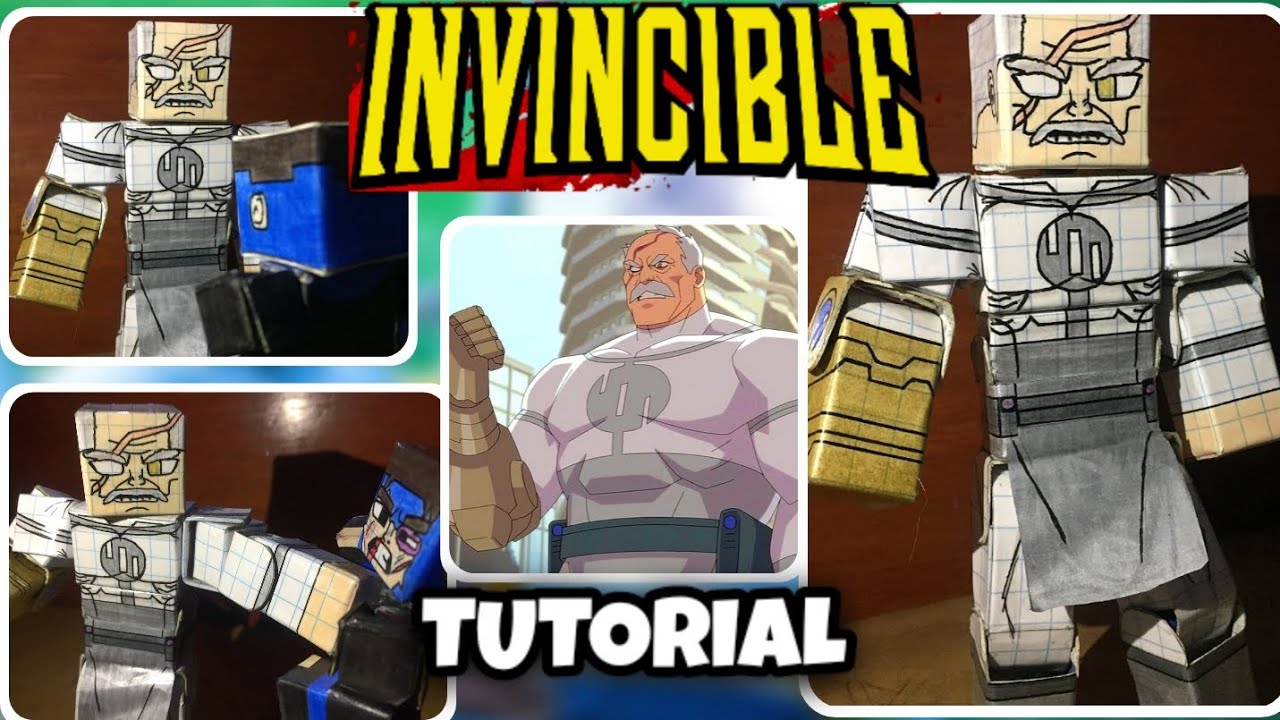 Cómo hacer a CONQUEST de INVINCIBLE Papercraft MINECRAFT figura ...