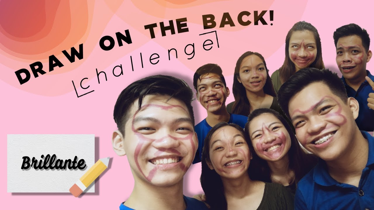 Draw on the Back Challenge!!! - YouTube