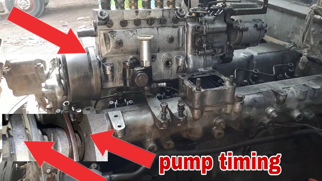 diesel engine pump timing || UD Nissan PKD CDA CP12 truck engine NE6 ...
