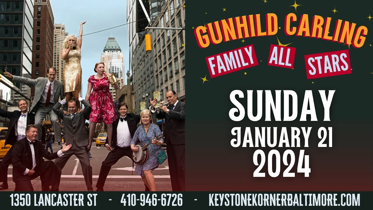 Gunhild Carling Family All Stars at Keystone Korner Baltimore (2024 ...