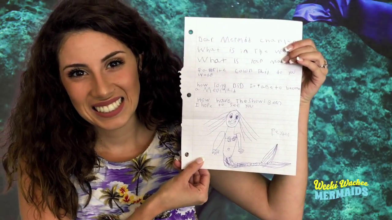 "Tail Mail" with Weeki Wachee Mermaid Charlene from Peyton in ...