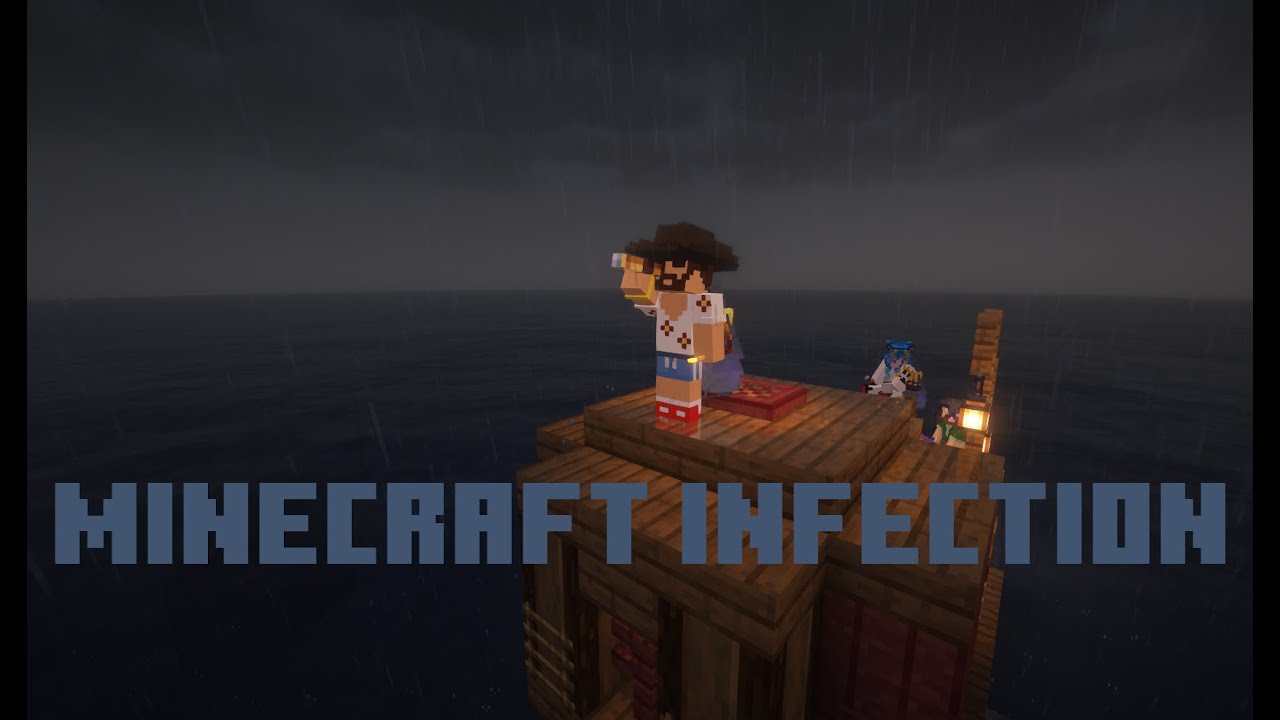 Minecraft INFECTED - 5 Players - Every person for themself - YouTube