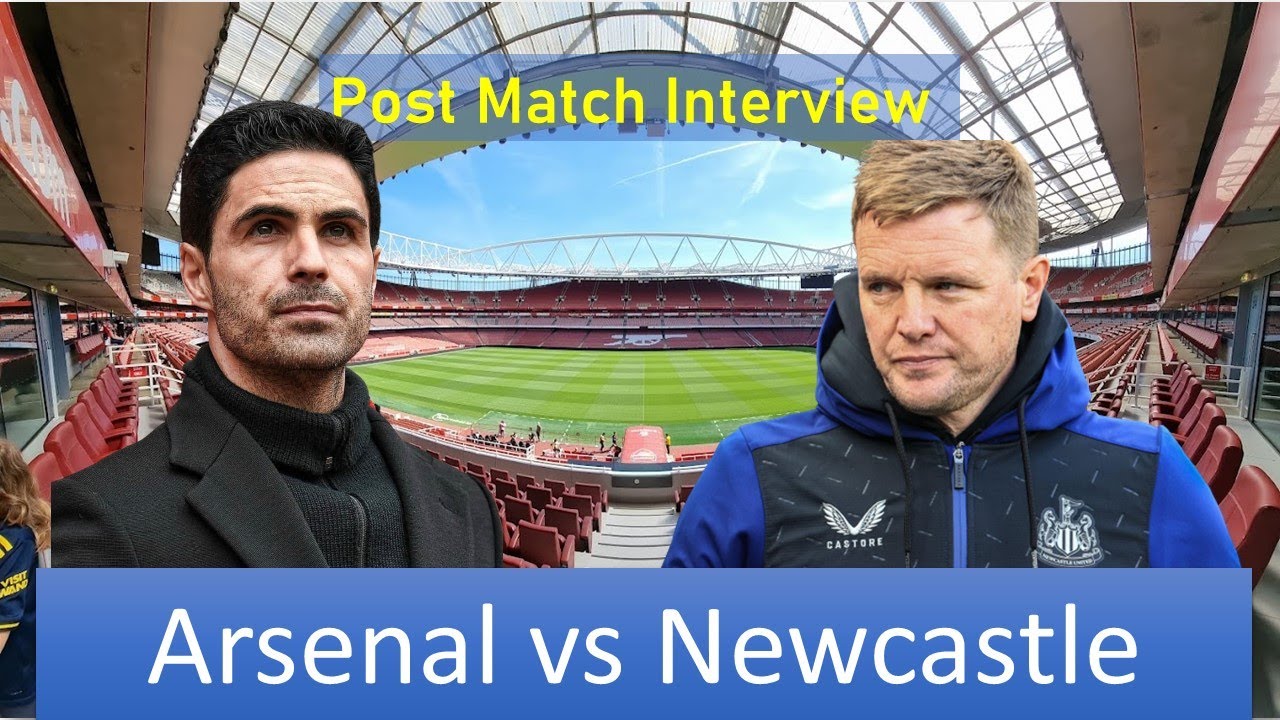 mikel arteta post match interview Arsenal vs Newcastle - YouTube