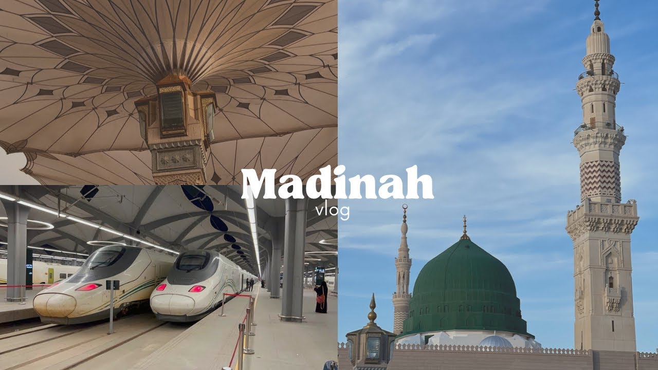 Madinah Vlog | Madina Ziyarat | Haramain High speed train | Masjid e ...