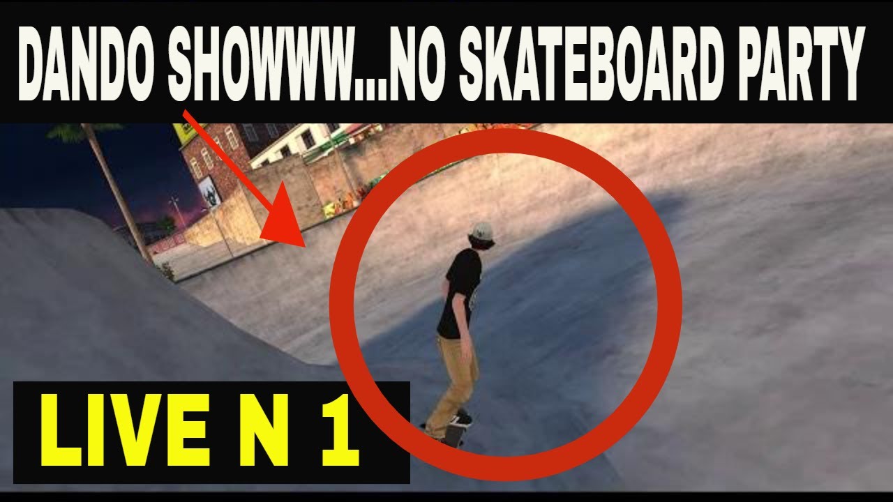 SKATEBOARD PARTY. PRIMEIRA LIVE DO CANAL - YouTube