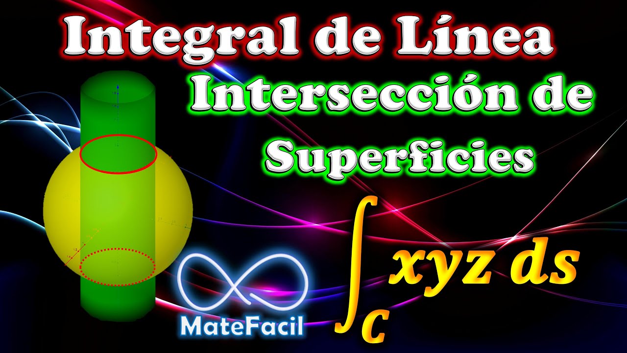 Integral de línea 3 dimensiones, intersección de superficies - YouTube