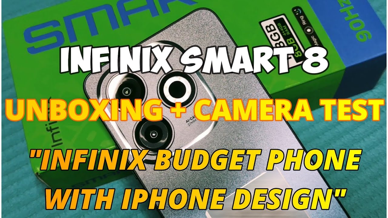Infinix Smart 8 Unboxing and Camera Testing - YouTube