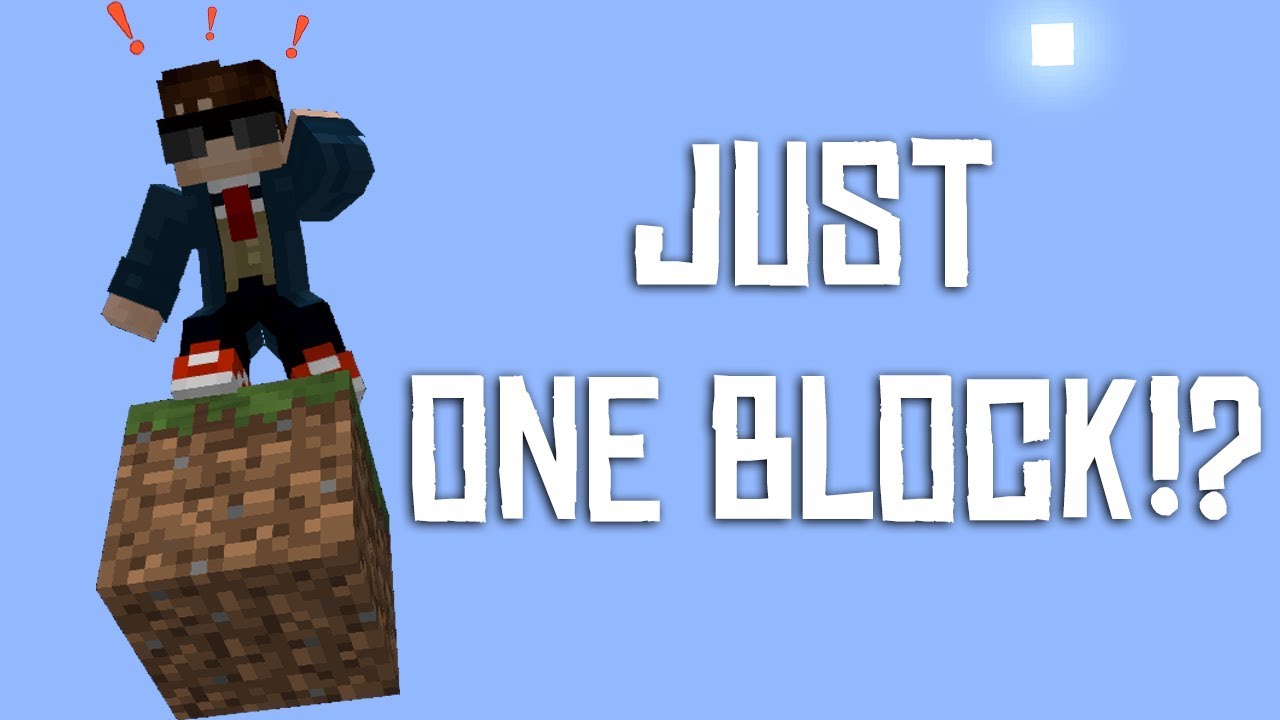 Surviving on just One Block! - YouTube