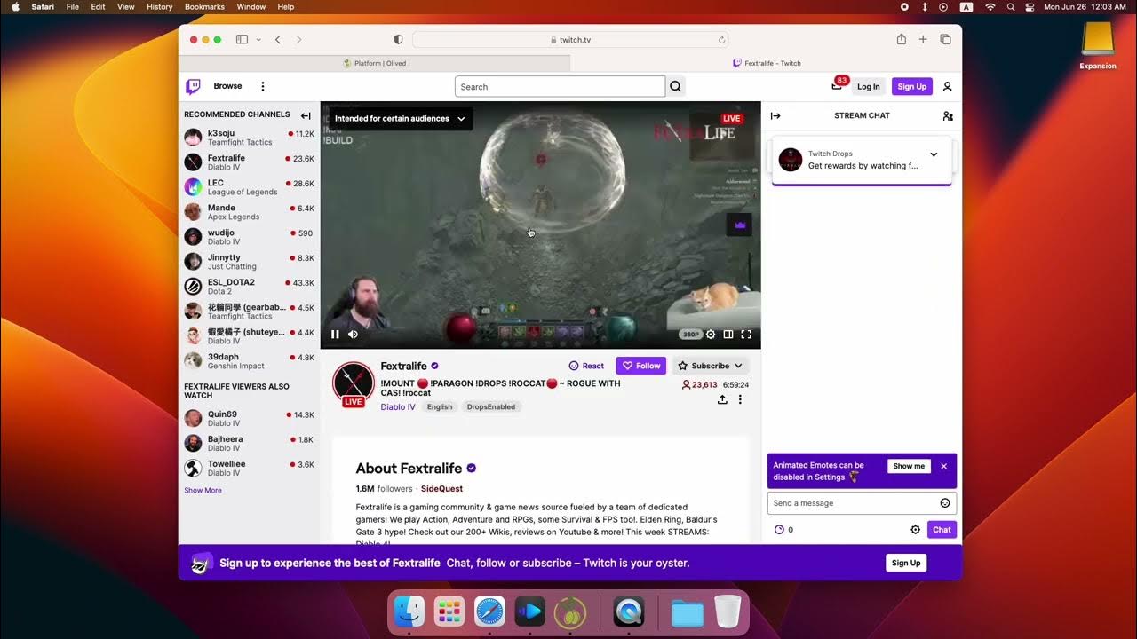 How to record twitch live stream? Automatically record twitch lives using olived.app - YouTube