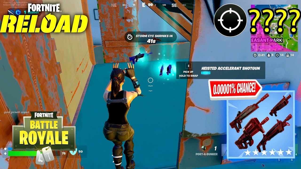 Fortnite's Rarest Weapons Collected! | OG Fortnite Reload | High Kill ...