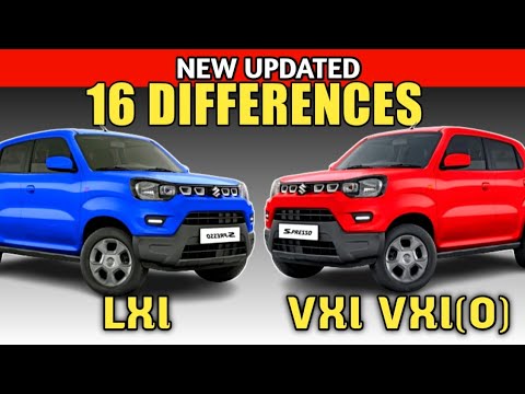 New Updated Maruti Spresso LXI vs VXI VXI (O)Comparison 2022|Maruti ...