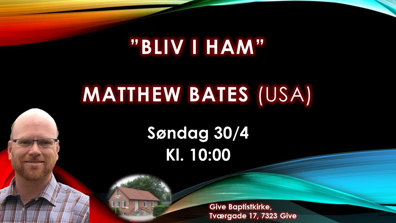 Bliv i Ham - Matthew Bates - YouTube