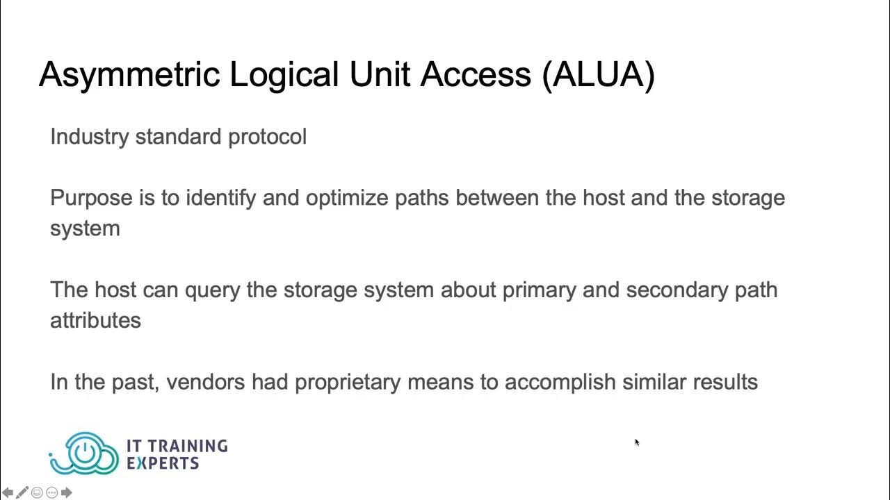 Asymmetric Logical Unit Access (ALUA) Tutorial - YouTube