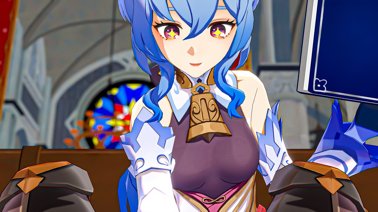 Ganyu broke Aether's Lever | Genshin Impact - YouTube