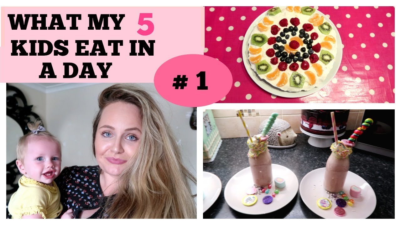 WHAT MY KIDS EAT IN A DAY #1 / FAMILY MEAL IDEAS / Baby , toddler, pre ...