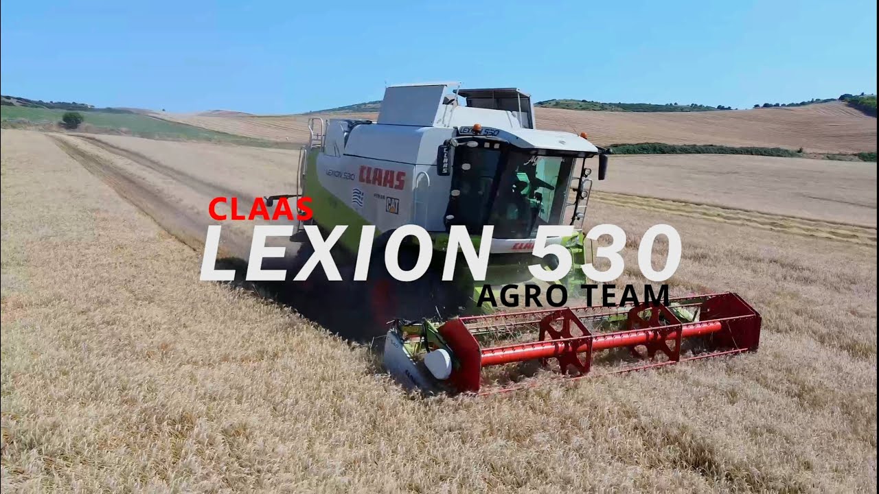 Claas lexion 530 Agro team greece - YouTube